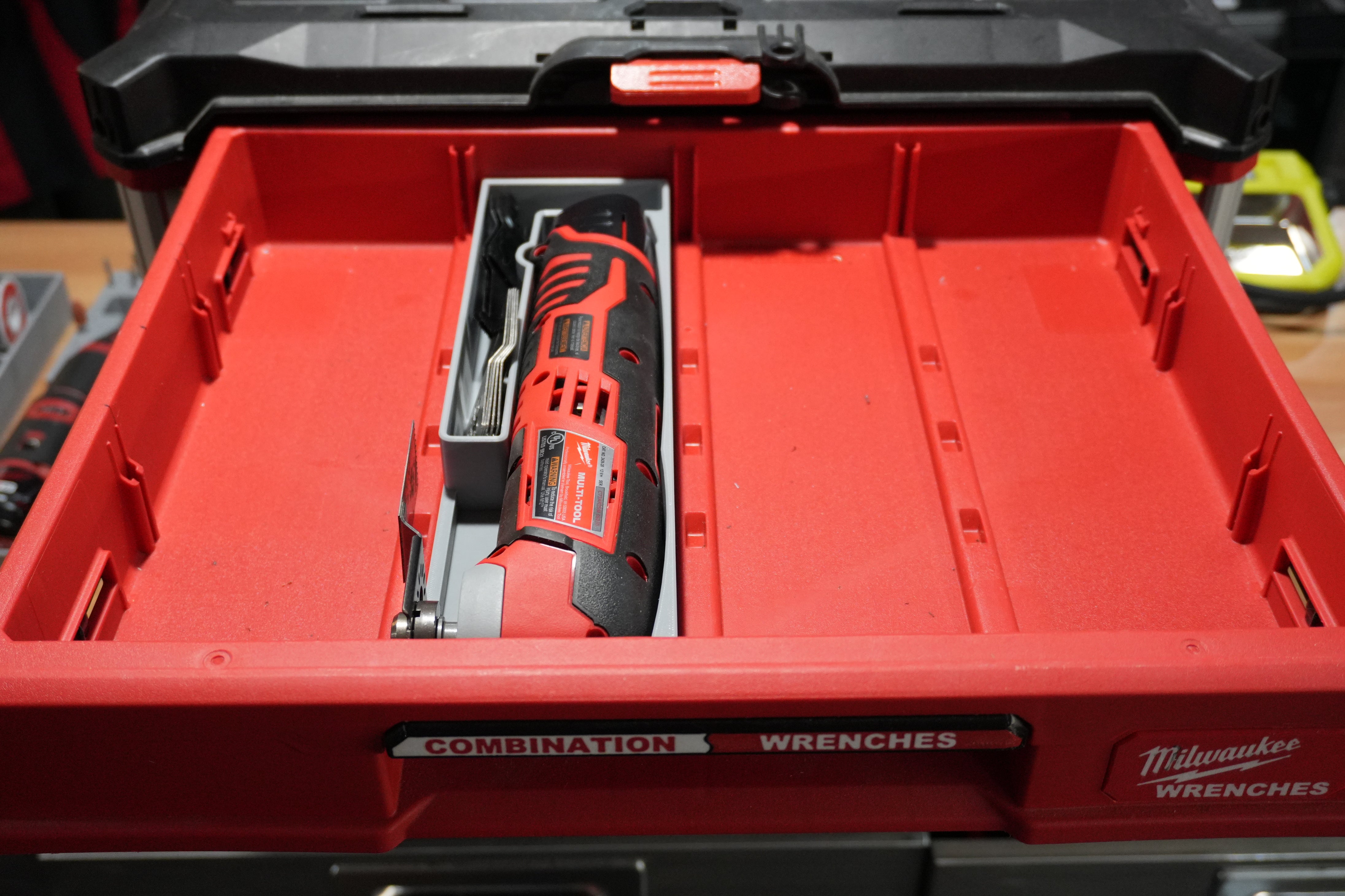 Packout 4-Drawer Insert for M12 Multi Tool - Single Barrel D4 Collecti ...