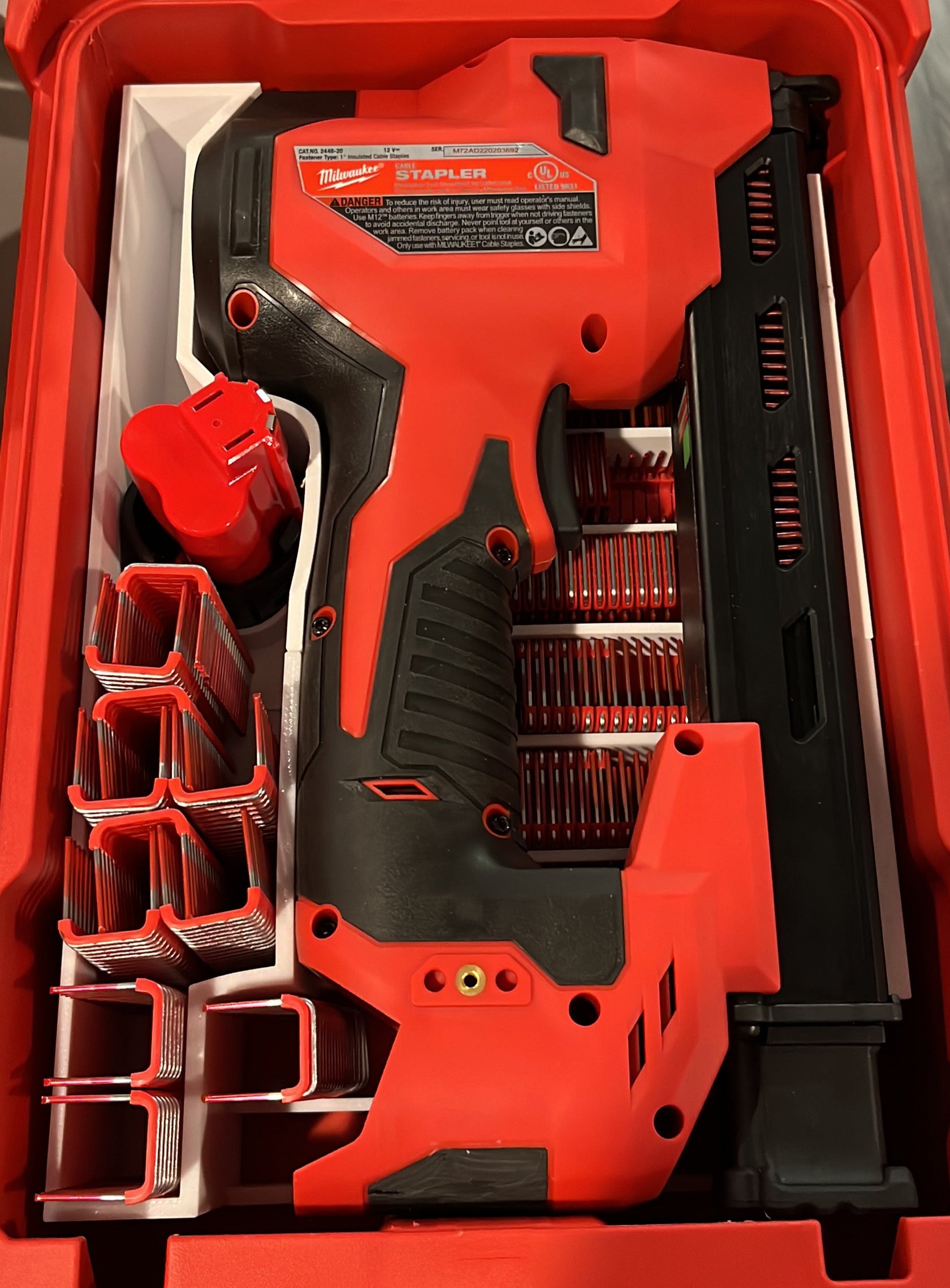 Packout Insert For M12 Cable Stapler (MCS) – 10-Spot Tools