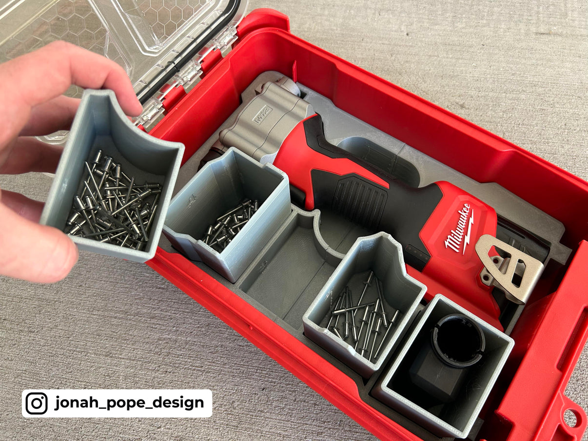 Packout Insert For M12 Rivet Gun - Jonah Pope Design (JP-RG) – 10-Spot ...